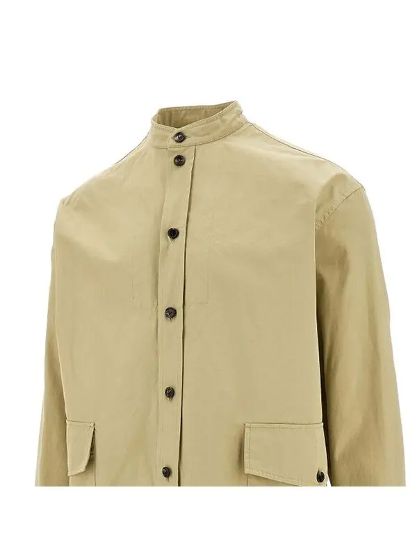 Bottega Veneta Light Twill Overshirt - Flint