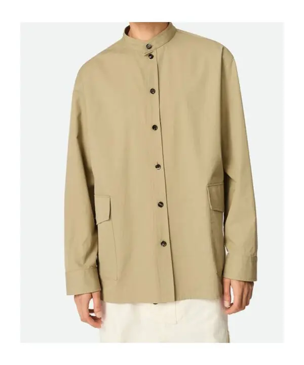 Bottega Veneta Light Twill Overshirt - Flint
