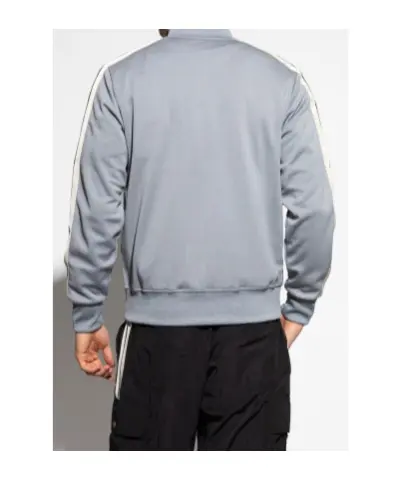 Palm Angels Logo Stripe Track Jacket - Gray