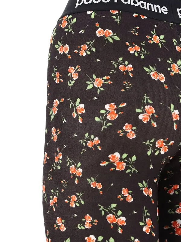 Rabanne Floral Printed Leggings