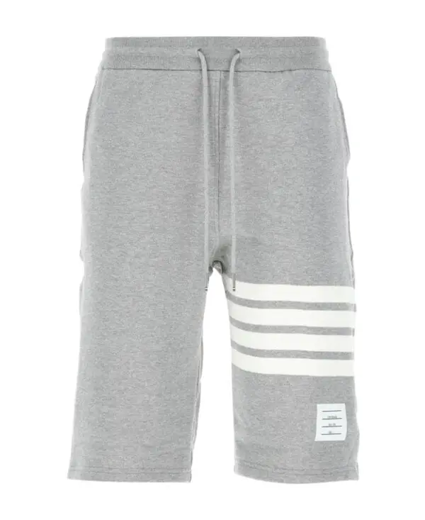 Thom Browne 4-bar Bermuda Shorts - Light Gray