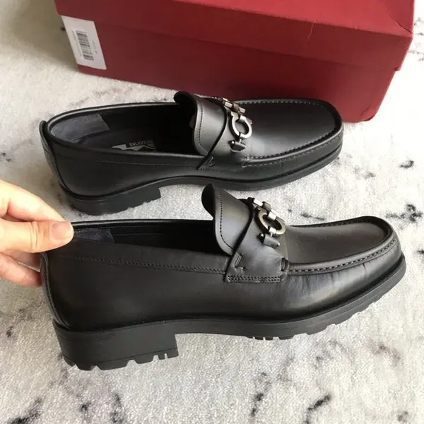 FERRAGAMO David Gancini Loafers