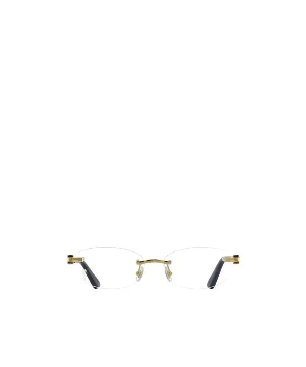 Cartier Rimless Oval Eyeglasses - White