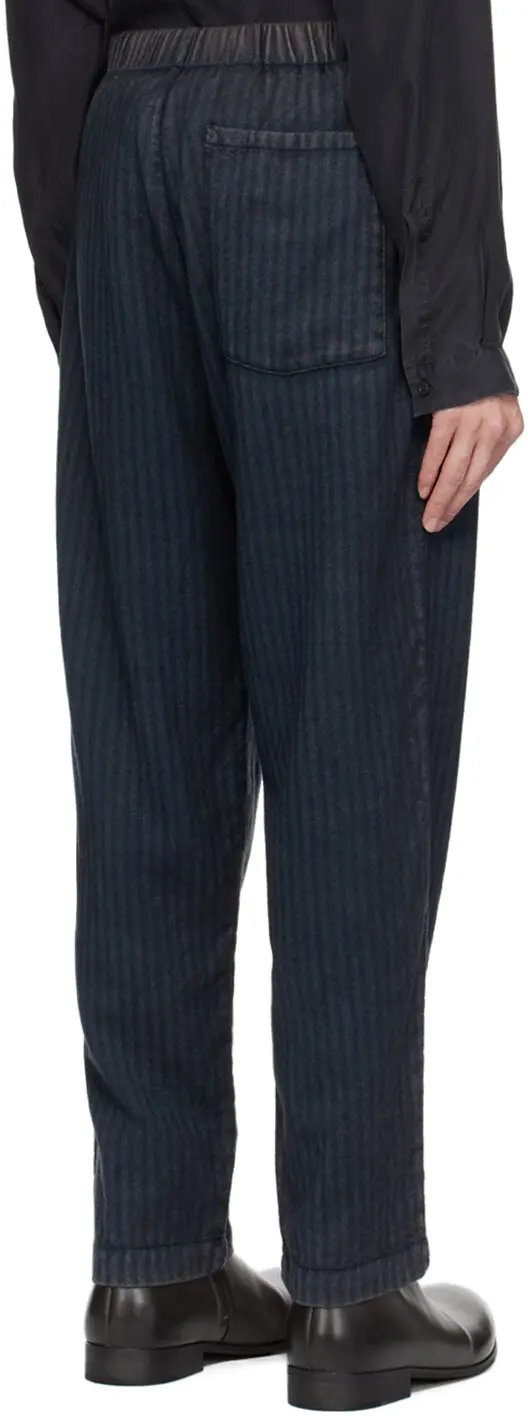 Barena Venezia Straight-leg Trousers With Elastic Waistband And Drawstrings