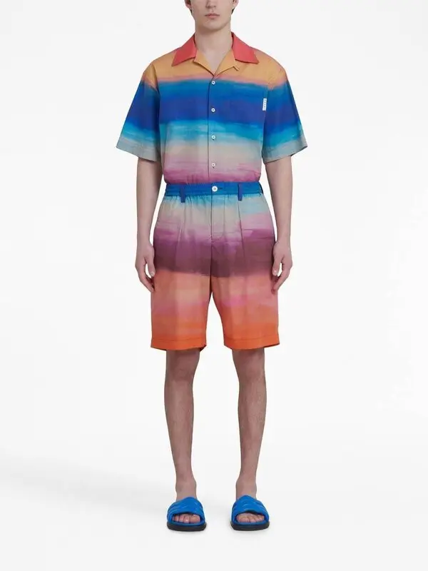Marni All-over Printed Bermuda Shorts