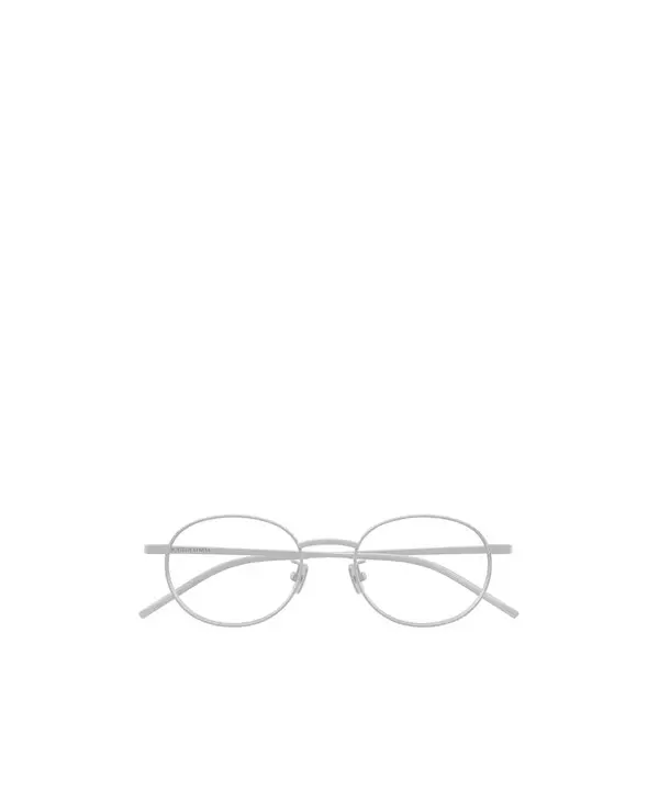 Bottega Veneta Oval Frame Eyeglasses - Gray