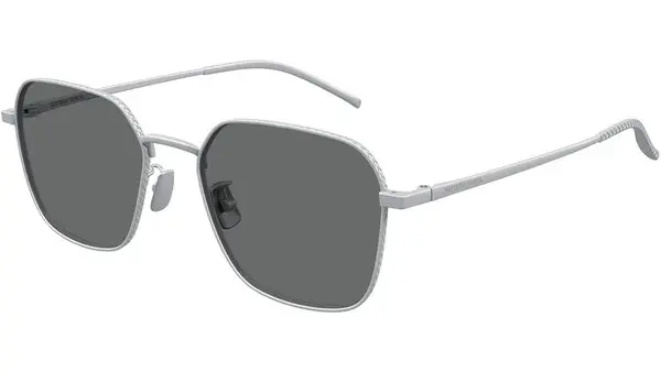 Bottega Veneta Square Frame Sunglasses - Silver