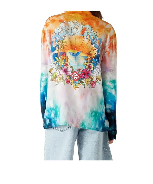Casablanca Surf Trip Long Sleeve Shirt - Multicolor