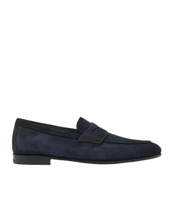 Santoni Carlo Slip-on Loafers - Blue