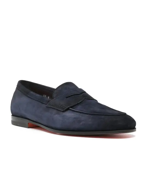 Santoni Carlo Slip-on Loafers - Blue
