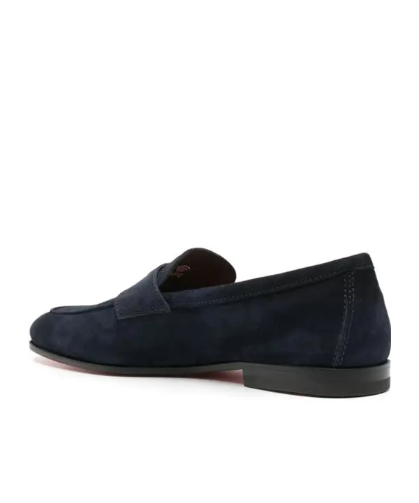 Santoni Carlo Slip-on Loafers - Blue