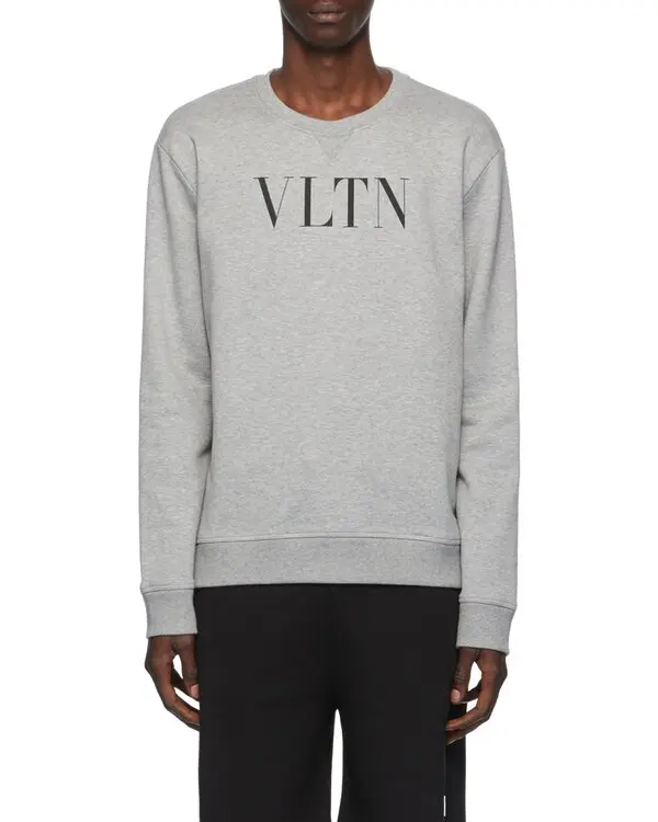 Valentino Garavani Vltn Graphic Print Crew Neck Pullover