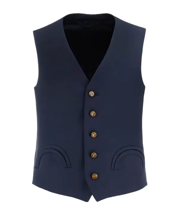 BLAZÉ MILANO Feral Waistcoat - Blue