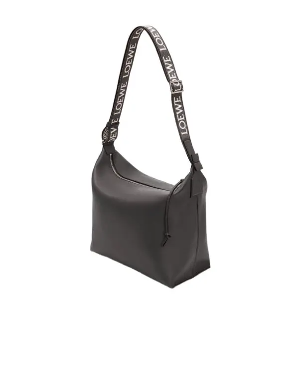 Loewe Cubi Jacquard Strap Crossbody Bag - Gray
