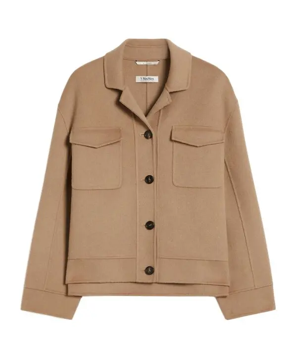 Max Mara Simona" Button-up Jacket - Hazelnut