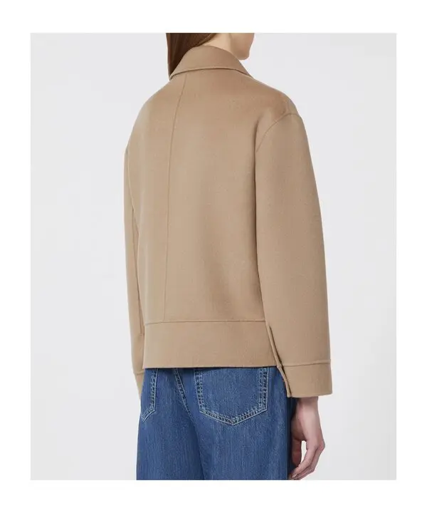 Max Mara Simona" Button-up Jacket - Hazelnut