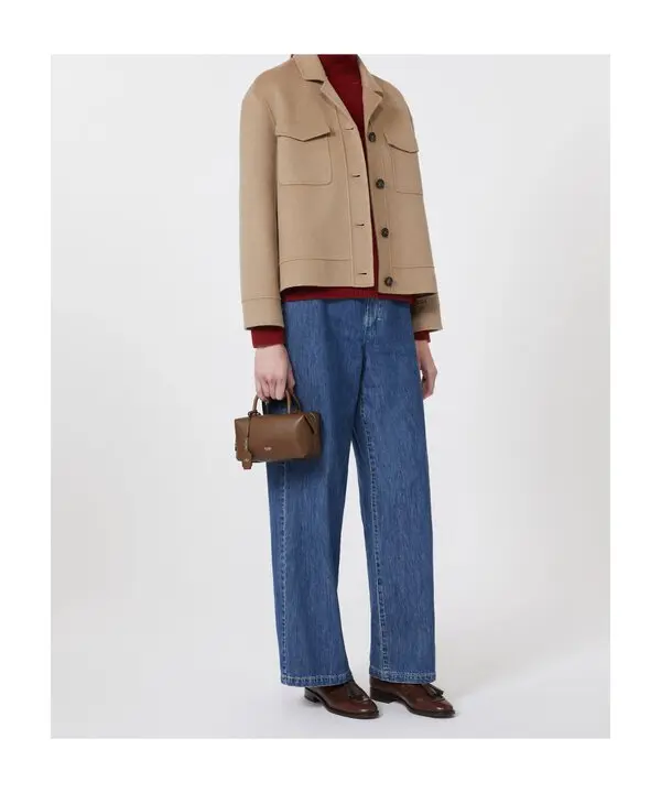 Max Mara Simona" Button-up Jacket - Hazelnut