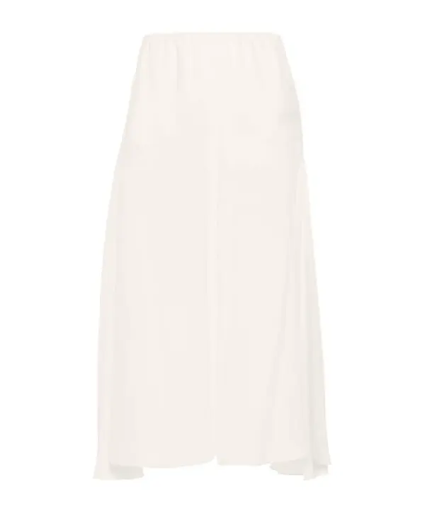 Chloé Flared Midi Skirt - White