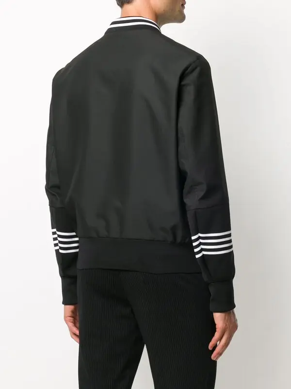 Neil Barrett Striped Detail Bomber Jacket