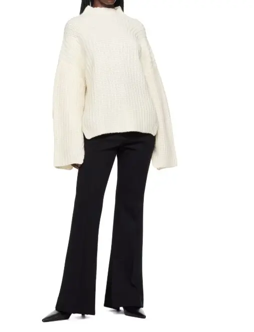 LOULOU STUDIO Ribbed High-neck Sweater