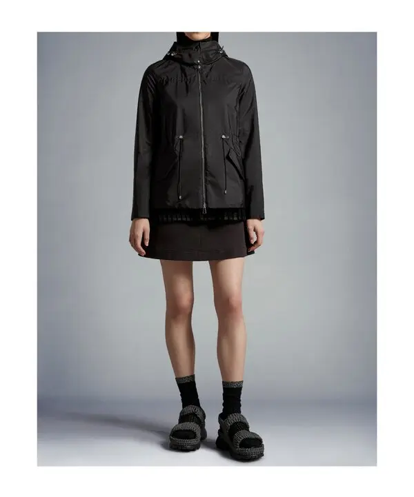 Moncler Baaba Parka Jacket With Removable Hood