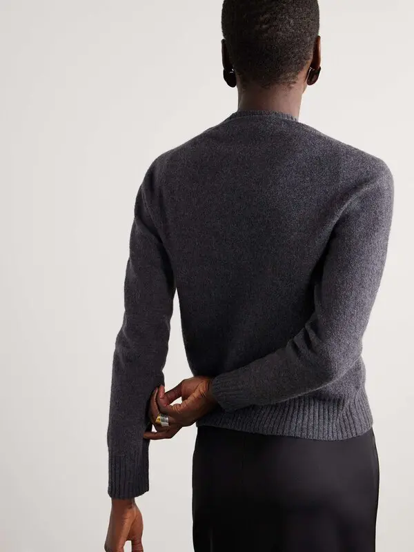 JIL SANDER Round Neck Sweater - Black