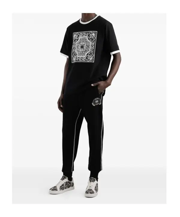 Dolce & Gabbana Dolce Gabbana Majolica Printed Crewneck T-shirt