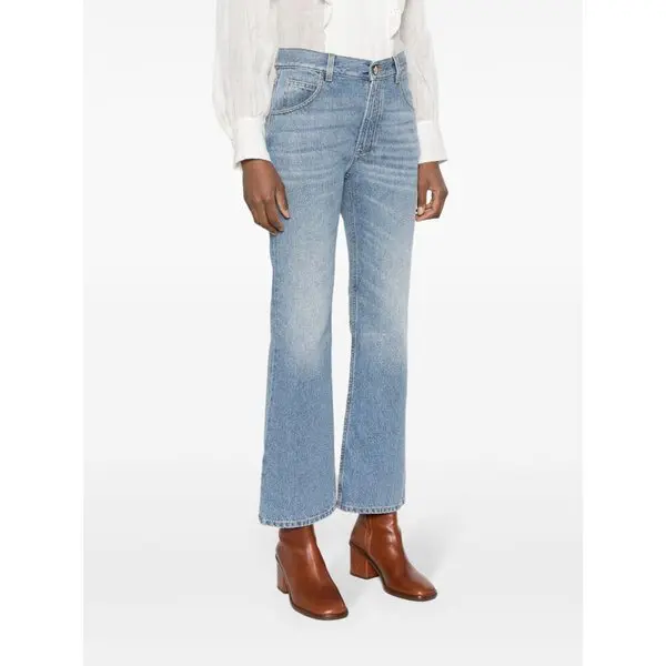 Chloé Cropped Bootcut Jeans
