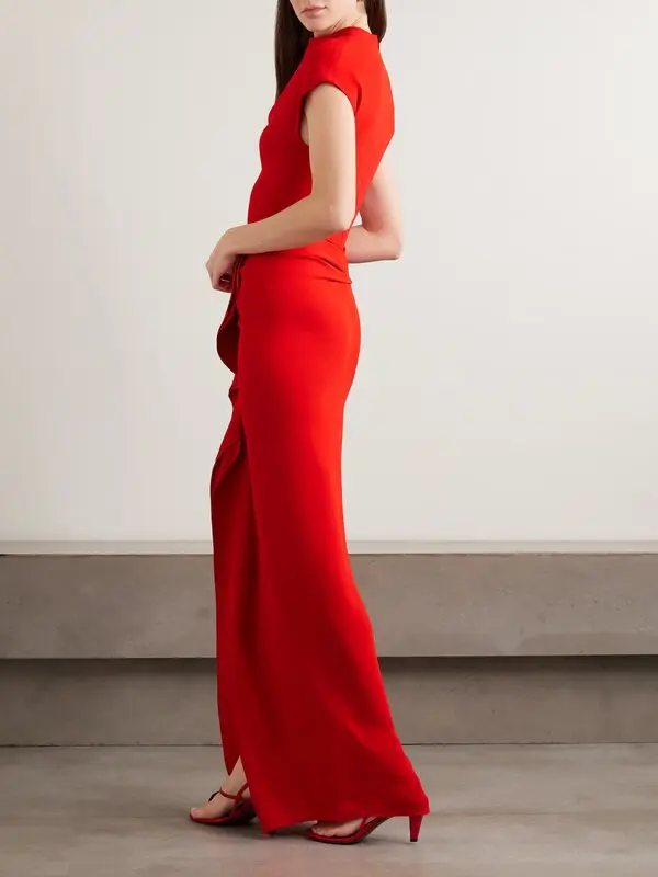 Tove Beth Draped Maxi Dress