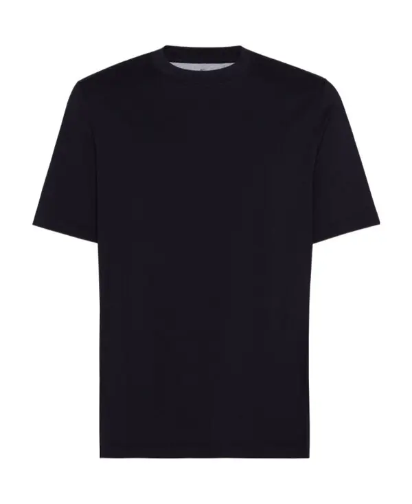 Brunello Cucinelli Crewneck Short-sleeved T-shirt - Black