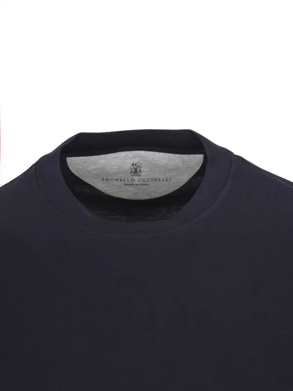 Brunello Cucinelli Crewneck Short-sleeved T-shirt - Black