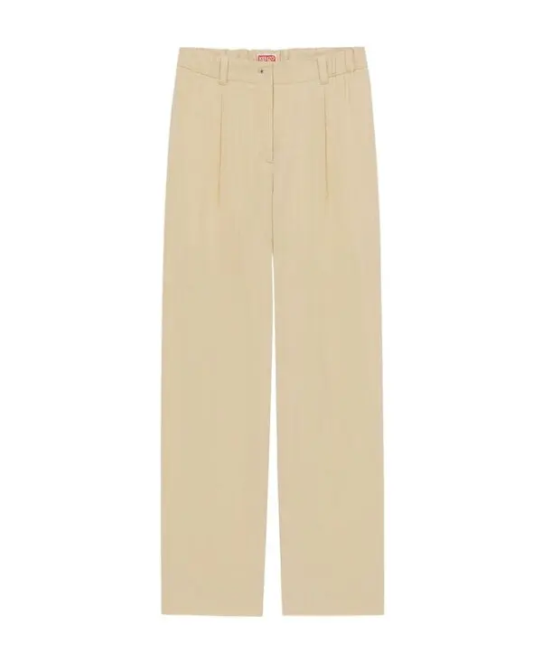 Kenzo Tailored Trousers With Elasticated Waistband - Nude
