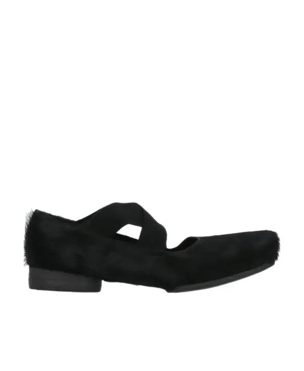 UMA WANG Elastic Ballet Flats - Black