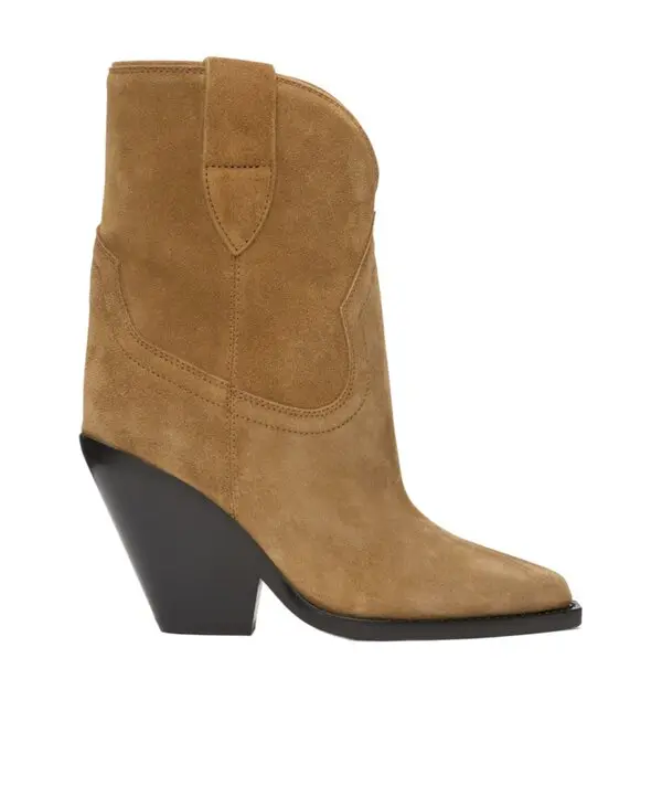 Isabel Marant Étoile Leyane Pointed-toe Ankle Boots - Tan