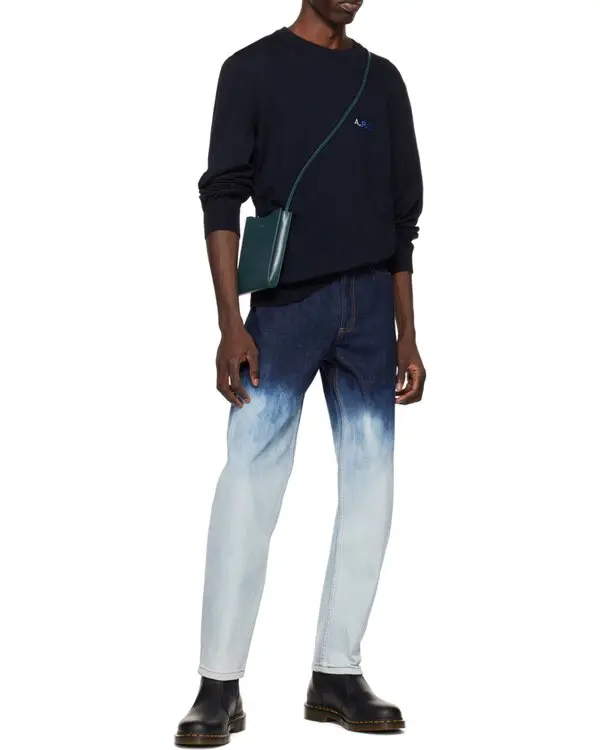 A.p.c. Logo Print Messenger Bag