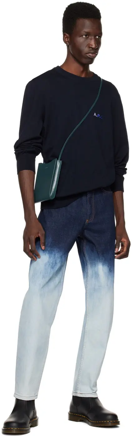 A.p.c. Logo Print Messenger Bag