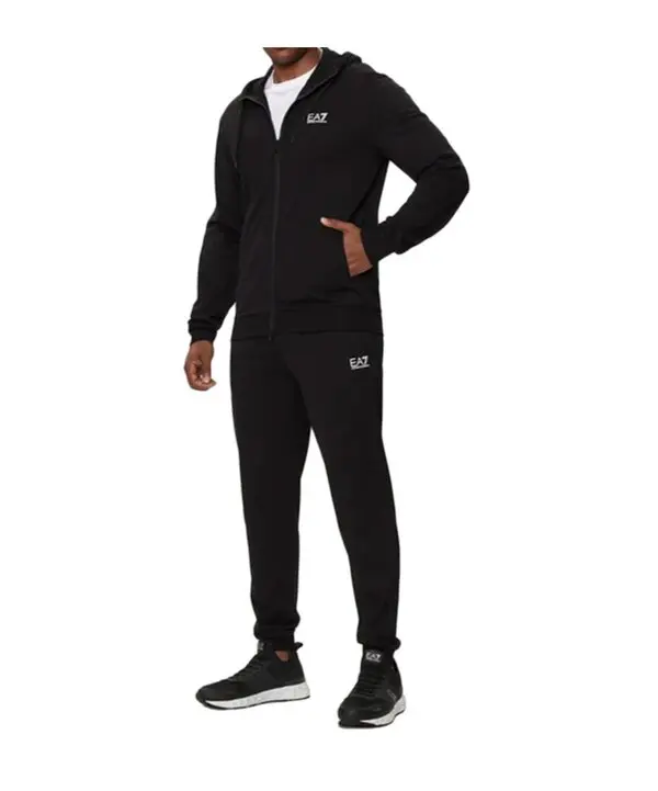 EA7 Zip-up Tracksuit Set - Black