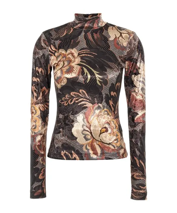 Etro Paisley Stretch Top