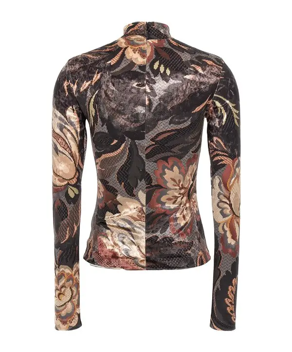 Etro Paisley Stretch Top