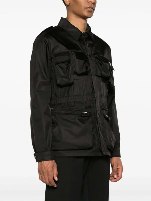Prada Long-sleeved Jacket With Pocket Detail