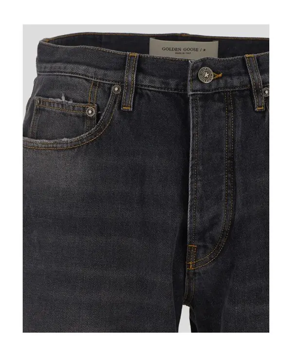 GOLDEN GOOSE Straight-leg Jeans - Black