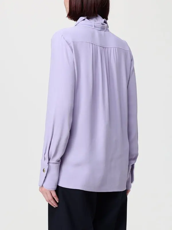 Elisabetta Franchi V-neck Blouse With Tie Detail