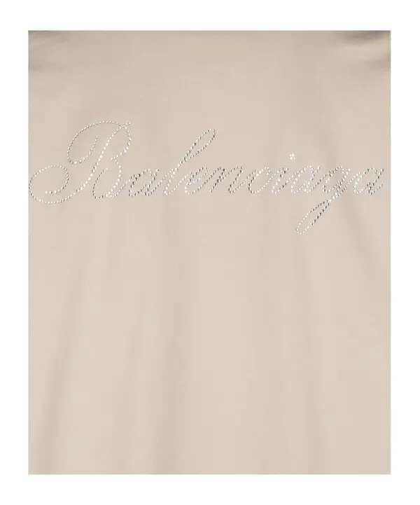 Balenciaga Logo Embellished Oversized T-shirt