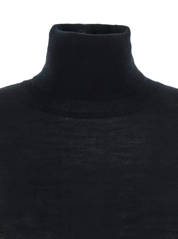 P.a.r.o.s.h Turtleneck Knitted Jumper - Black