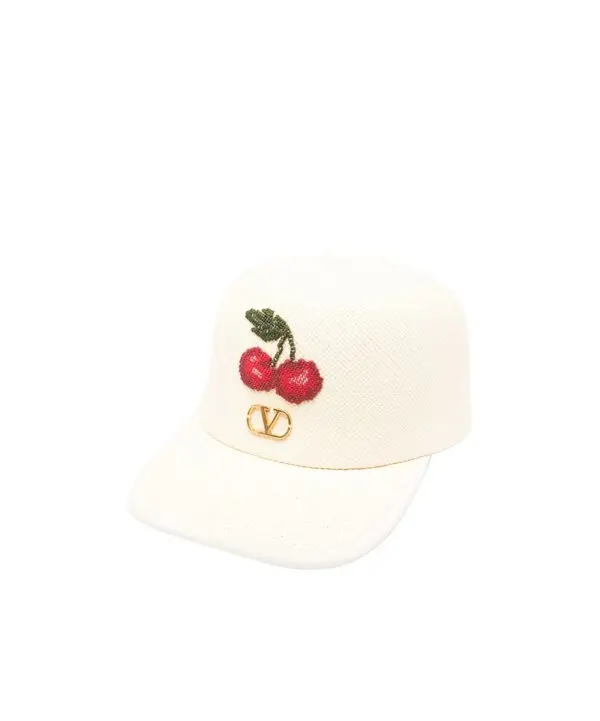 Valentino Garavani Cherry Cap - Light Beige