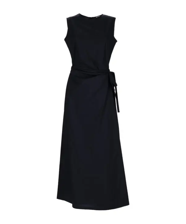 Aspesi Mid-length Wrap Dress - Black