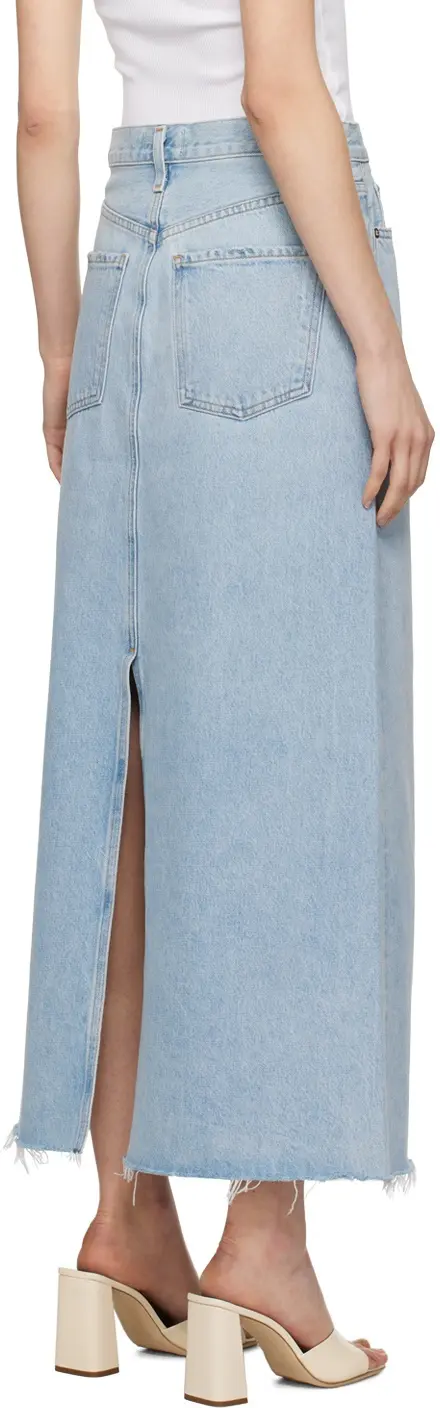 AGOLDE Maxi Denim Skirt - Practice
