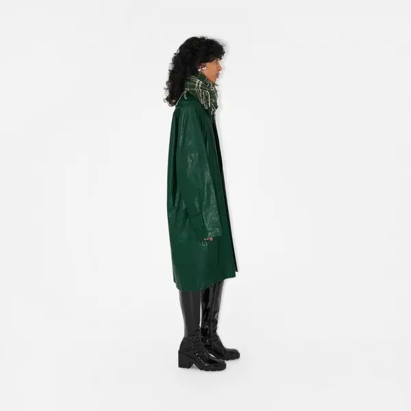Burberry Long-sleeved Leather Coat