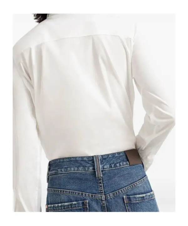 Brunello Cucinelli Logo Patch Boyfriend Jeans