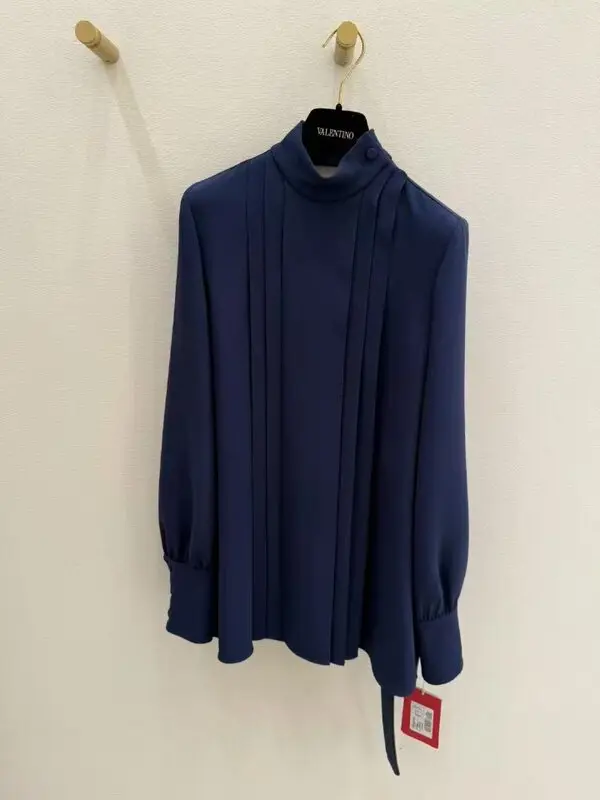 Valentino Garavani Pleated Belted Top